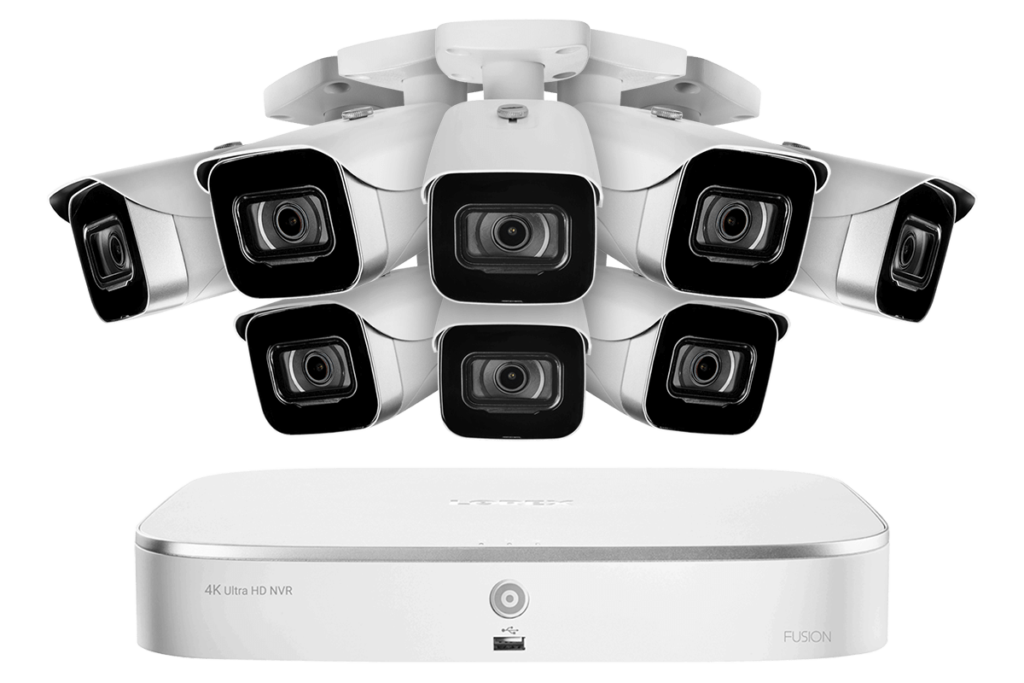 8-Channel NVR System with Eight 4K (8MP) IP Cameras – E.G. Security ...